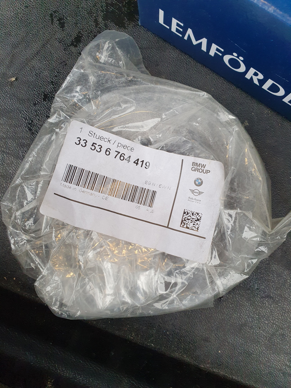 33536764419 Изолирующ.прокладка пружины Вх BMW | Запчасти на DRIVE2