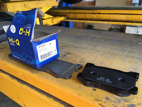 SP1547 Колодки тормозные дисковые SANGSIN | Запчасти на DRIVE2