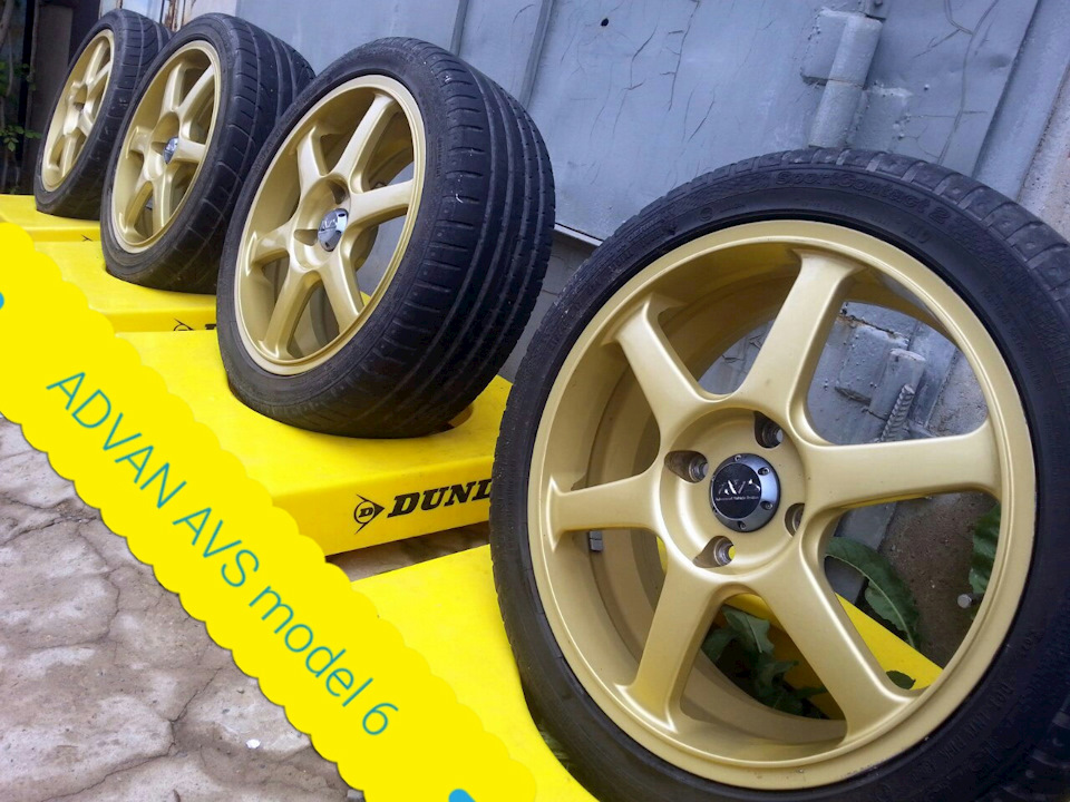 проданы! 215-45-17, AVS model-6, PCD 4/114,3 — pk001 на DRIVE2