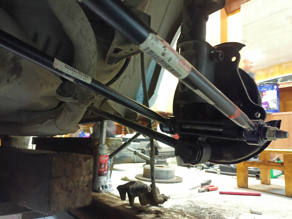 Замена тех-кого-нельзя-называть (задние тяги с плавающими СБ) — Toyota ...
