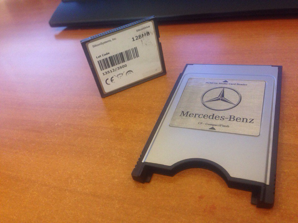 Переходник PCMCIA — CF для Команда — Mercedes-Benz S-Class (W221), 3,2 ...