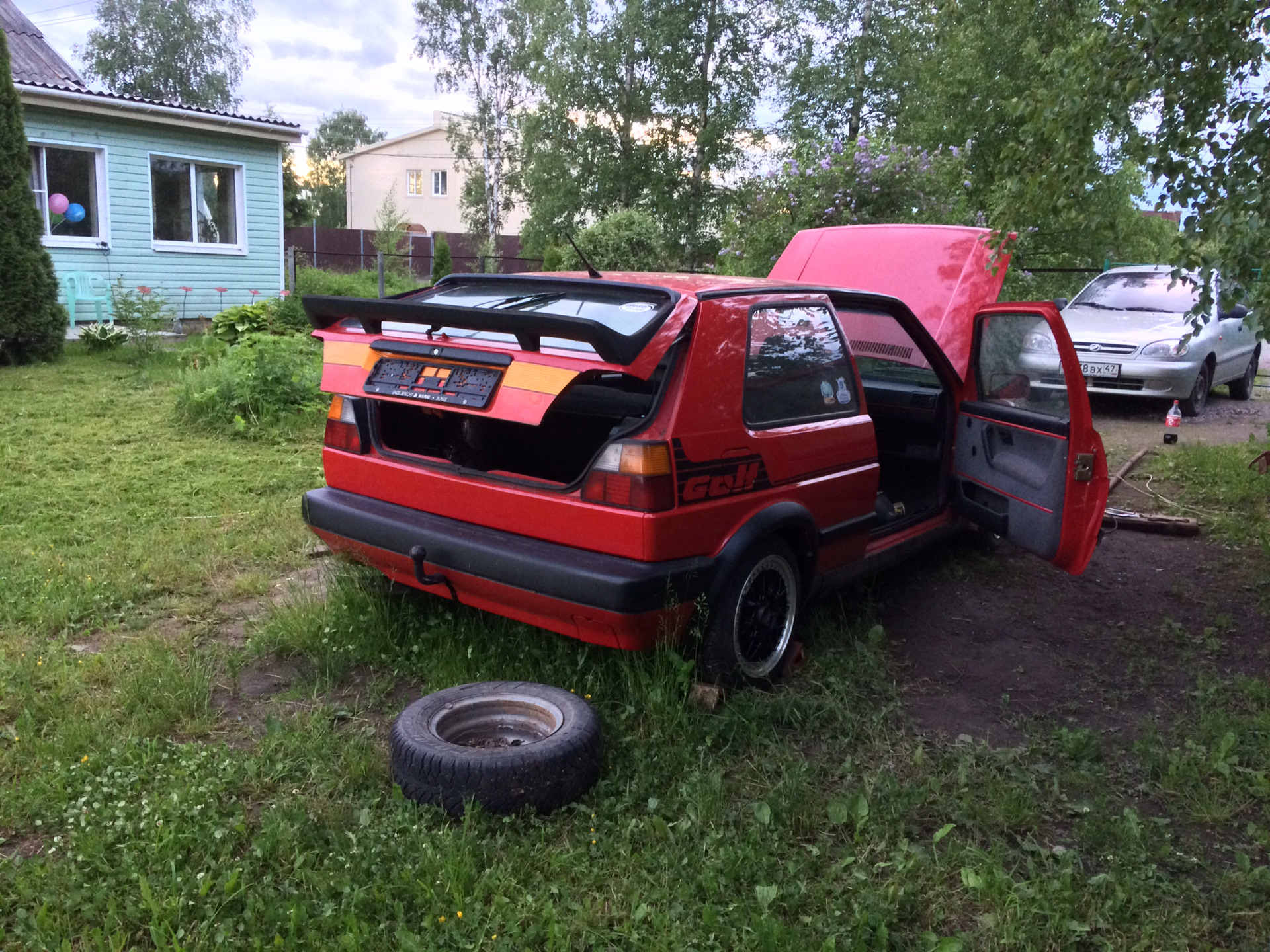 BBS RZ R15 — Volkswagen Golf Mk2, 1,6 л, 1984 года | аксессуары | DRIVE2