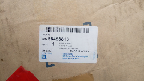 96458813 GM | Запчасти на DRIVE2