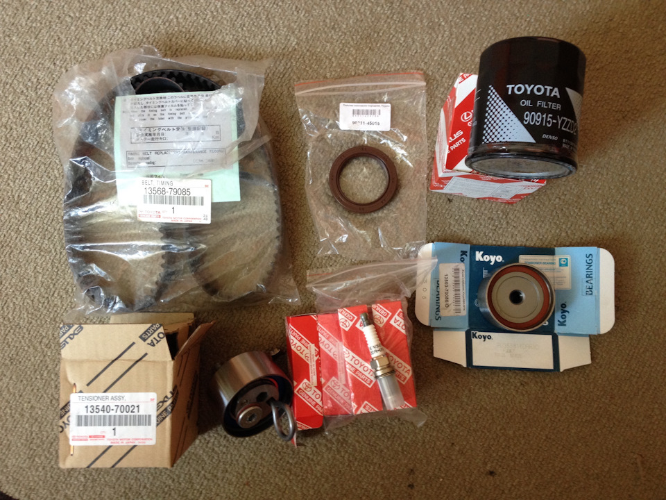 ЗАМЕНА РЕМНЯ ГРМ (при пробеге 240 000) — Toyota Mark II (110), 2 л ...