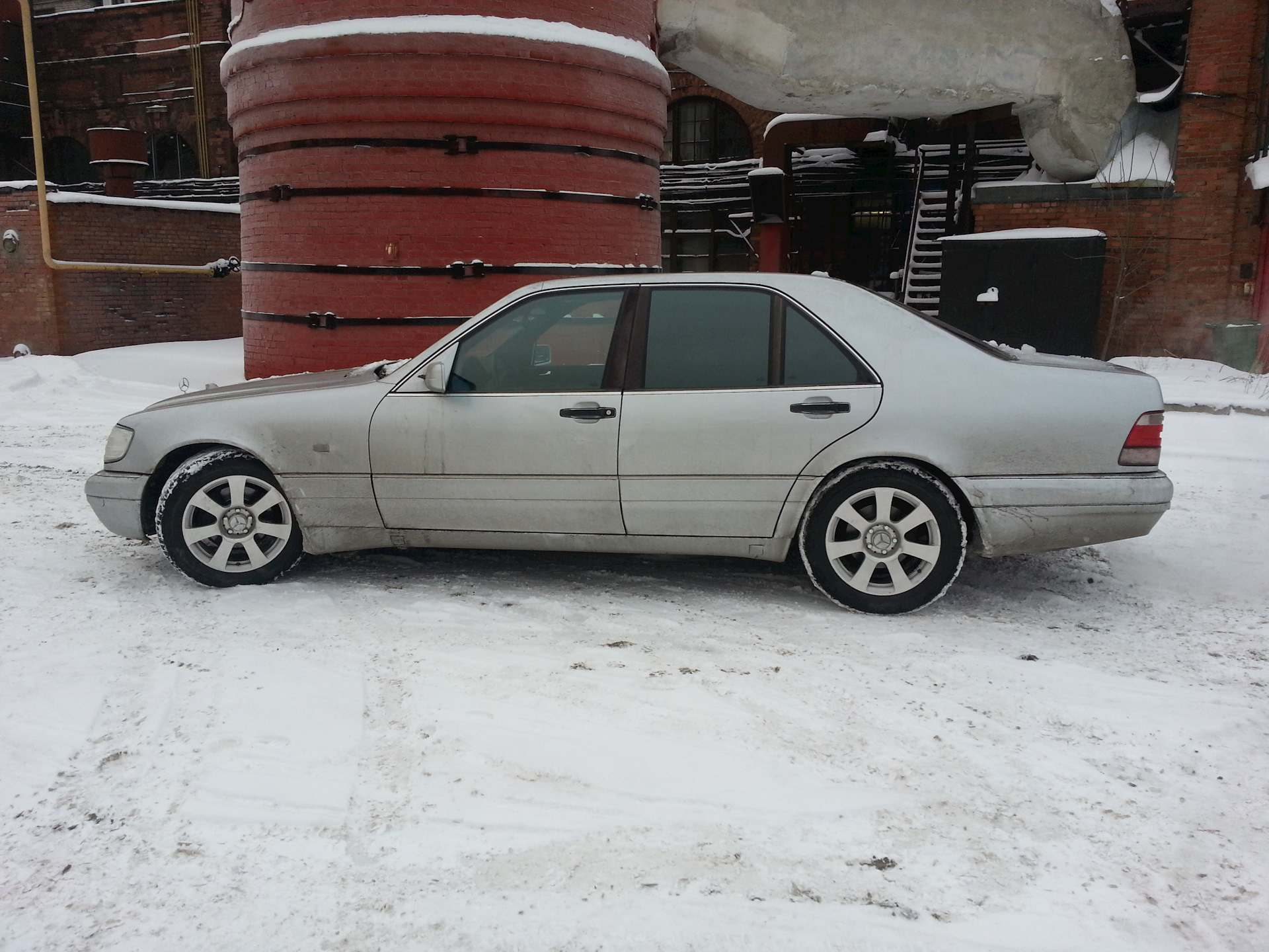 Зимние колёса на w140 от w221. — Mercedes-Benz S-class (W140), 3,2 л ...