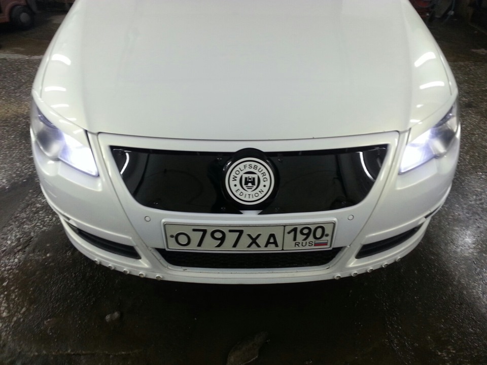 Зимняя решетка — Volkswagen Passat Variant (B6), 2 л, 2007 года ...