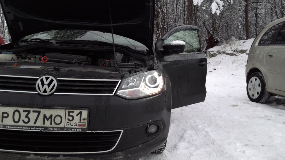 Замена оптики. — Volkswagen Polo Sedan, 1,6 л, 2012 года | тюнинг | DRIVE2