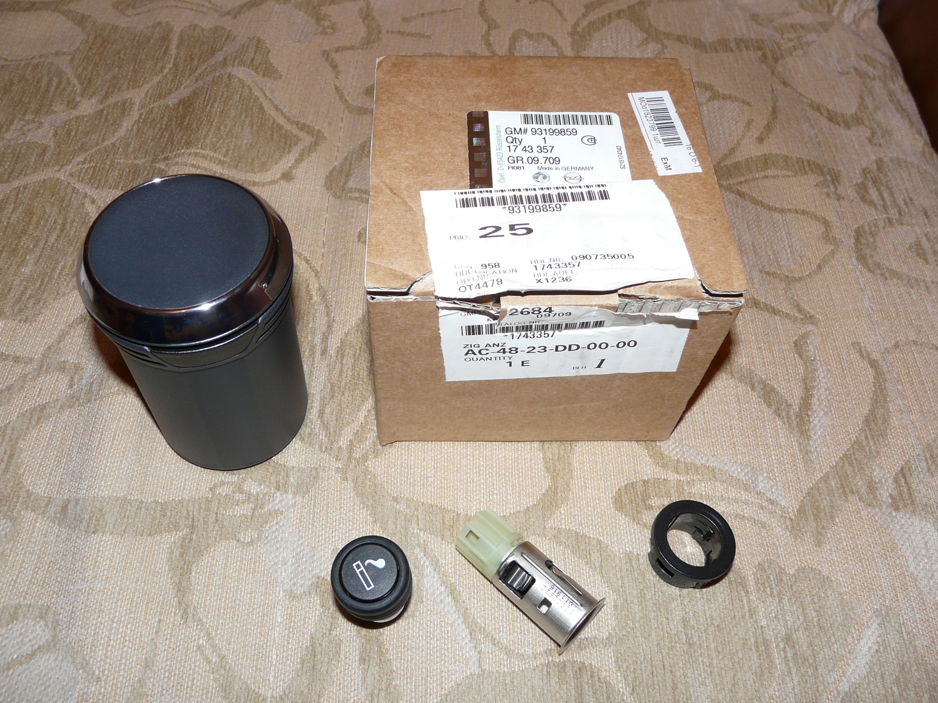 93199859 Прикуриватель в сборе GM | Запчасти на DRIVE2