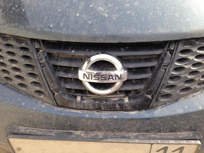 Красим хромированную полоску на радиаторе в цвет ниссан джук — DRIVE2