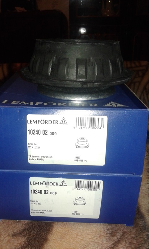 357412329 Опора амортизатора передней подвески / VW Golf-II/III, Jetta ...