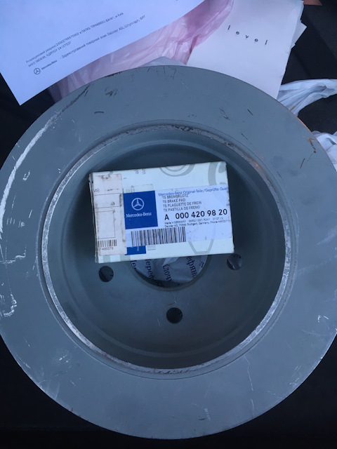 A0004209920 Торм.колодки MERCEDES | Запчасти на DRIVE2