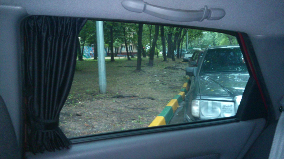 13. Тонировка и шторки на задние окна — Hyundai Elantra (3G), 1,6 л ...