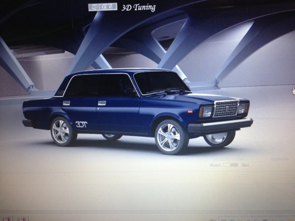 3D tuning — Lada 2107, 2004 года | колёсные диски | DRIVE2