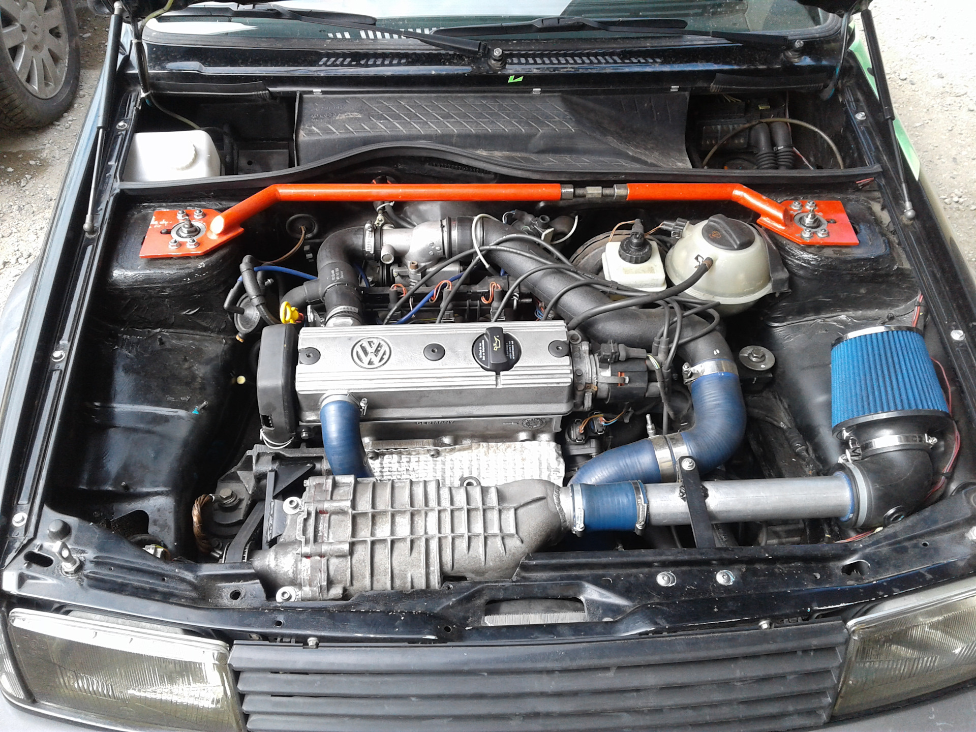 Polo G60 SWAP Eaton M62 — Volkswagen Polo Hatchback Mk2, 1,3 л, 1991 ...