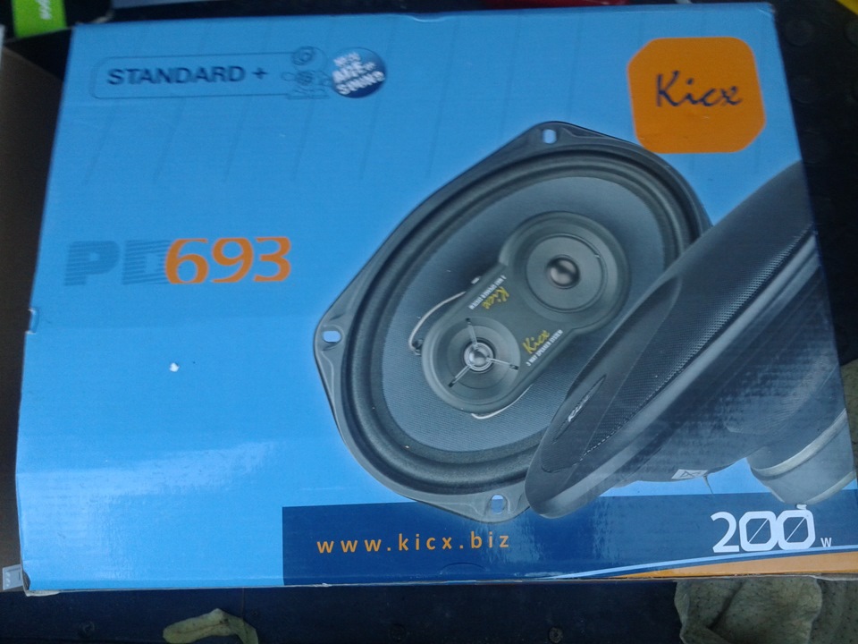 Зад.кол. Kicx PD-693 — KIA Spectra, 1,6 л, 2007 года | автозвук | DRIVE2