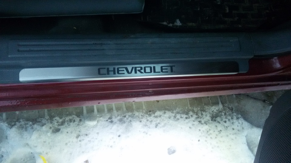 Накладки на пластик — Chevrolet Lacetti Sedan, 1,6 л, 2007 года ...