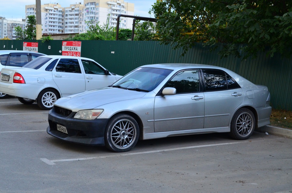 На конец пришел передний бампер C-West — Toyota Altezza, 2 л, 2000 года ...