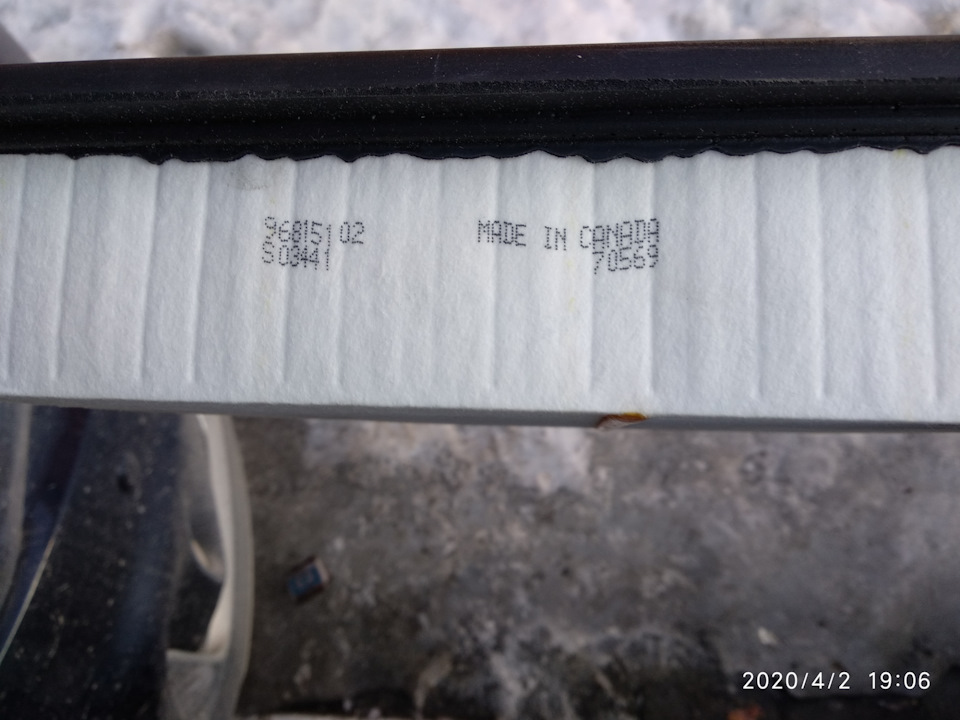 Замена воздушного фильтра — Chevrolet Captiva (1G), 3 л, 2018 года ...