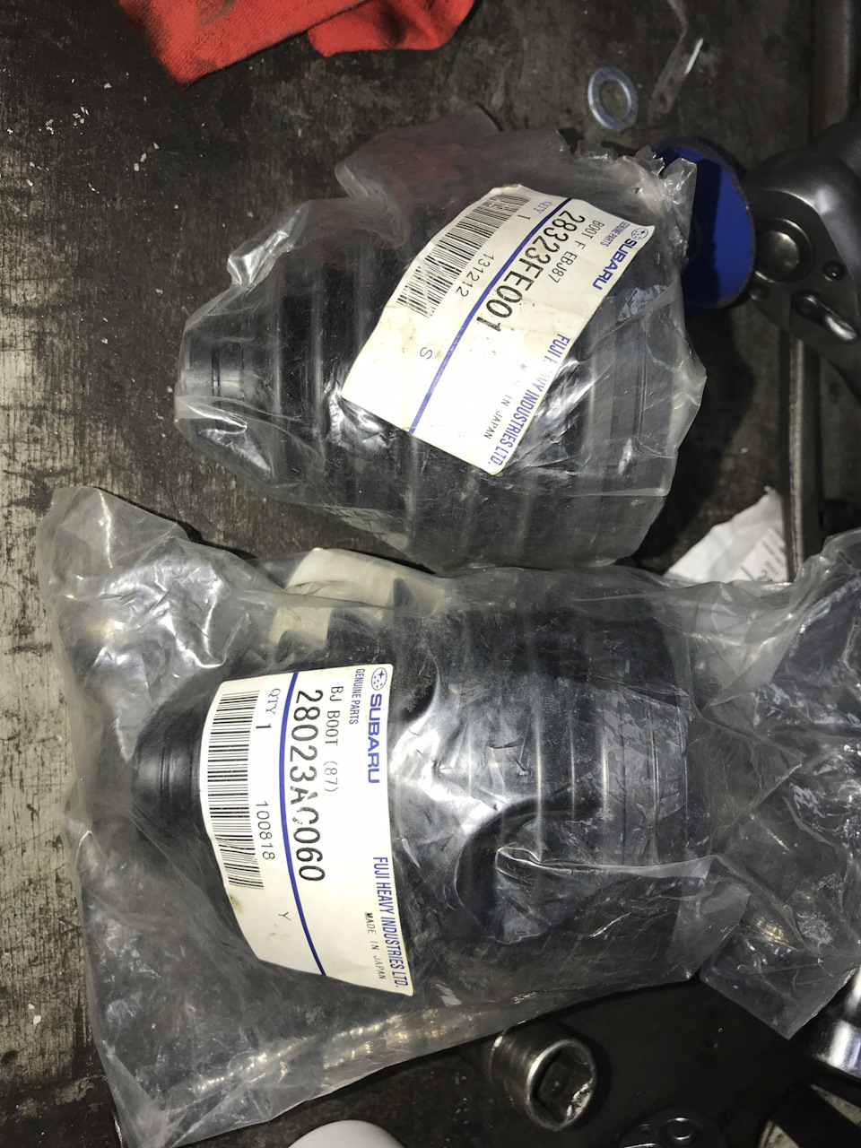 28323FE001 Комплект пыльников SUBARU | Запчасти на DRIVE2