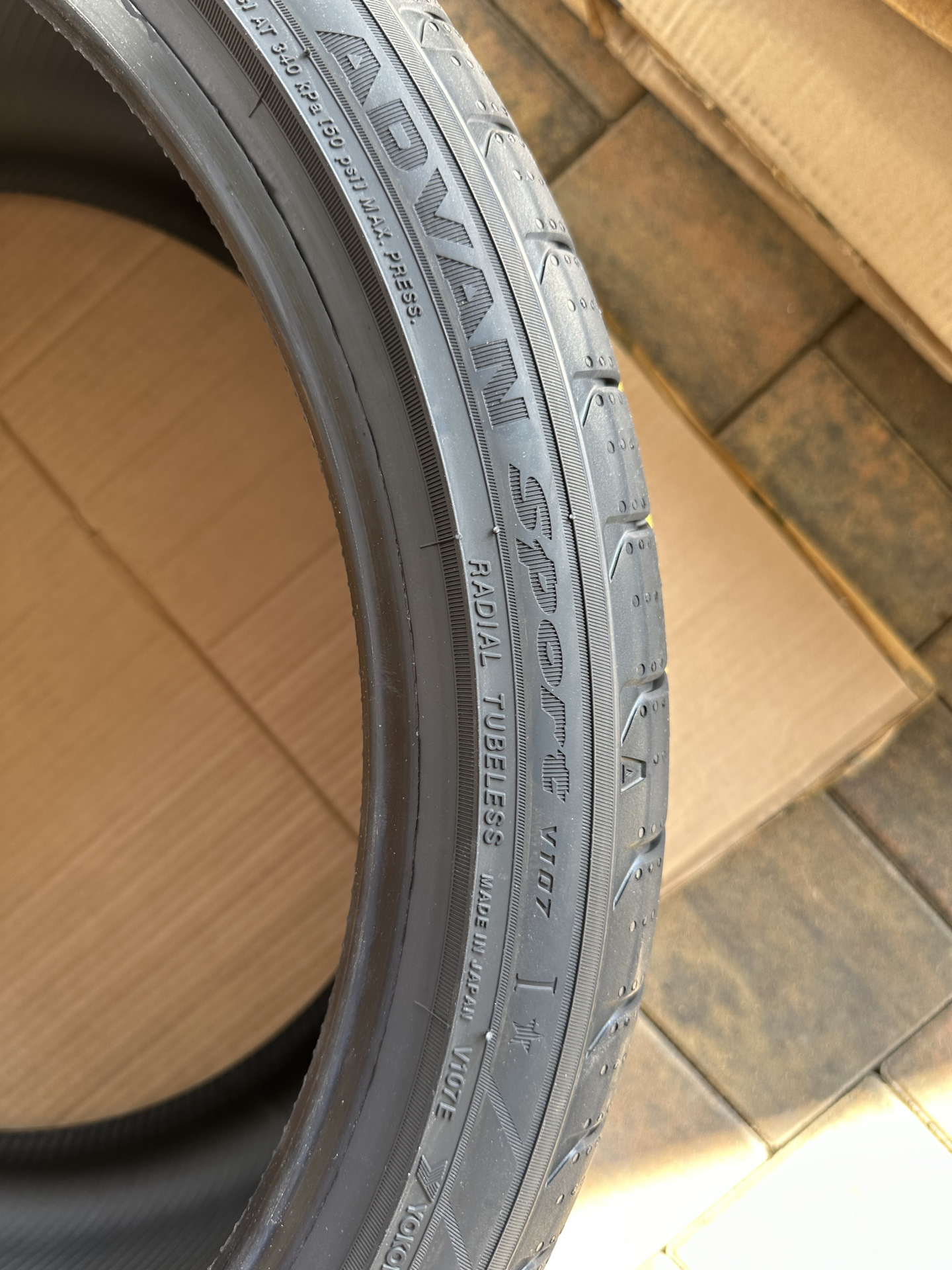 009. Yokohama ADVAN Sport V107 (Получил) — BMW M3 (G80), 3 л, 2022 года | шины | DRIVE2