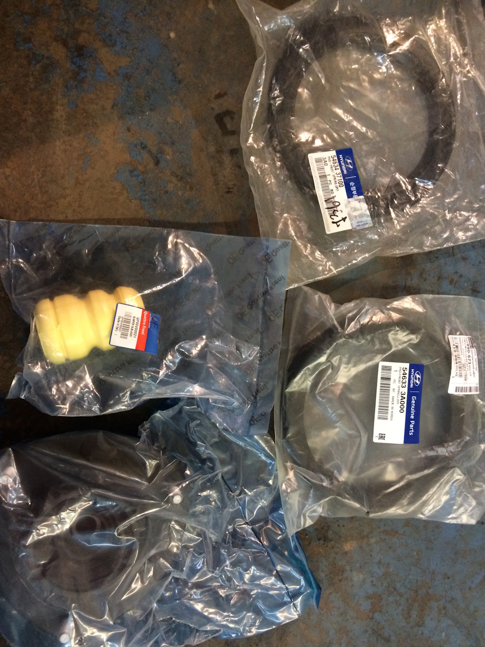 5463437100 Демпфер пружины подвески KIA HYUNDAI | Запчасти на DRIVE2