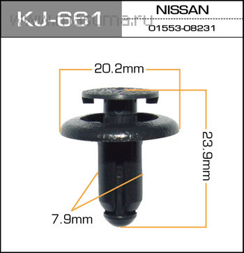 Клипсы передних подкрылков — Аналоги — Subaru Impreza (GC/GF), 2 л ...