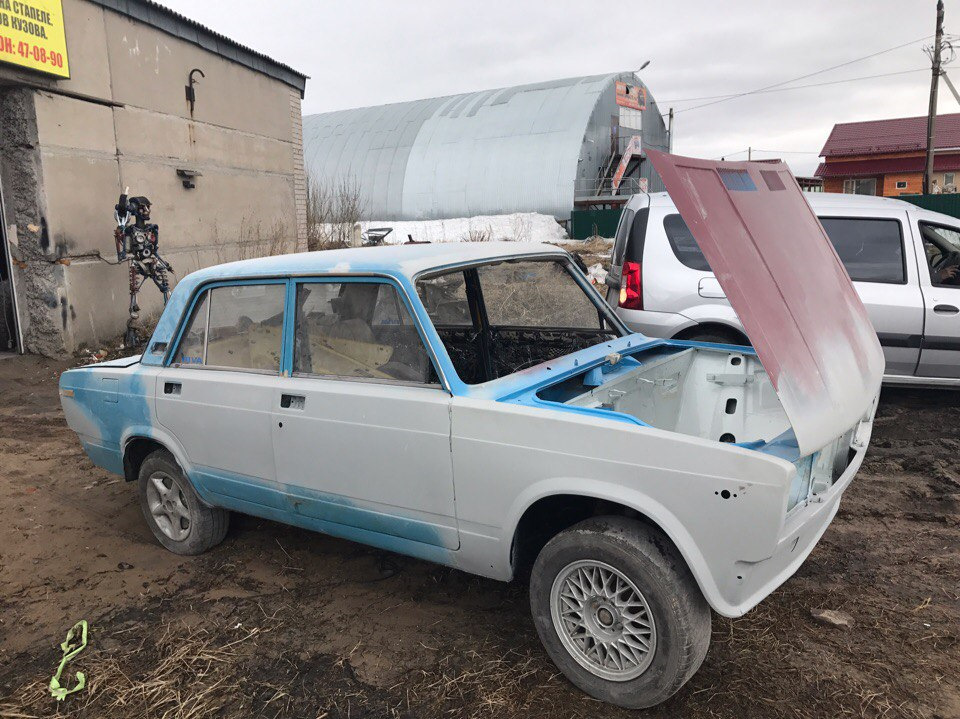 Скоро красим — Lada Riva 1200, 1,6 л, 1984 года | кузовной ремонт | DRIVE2