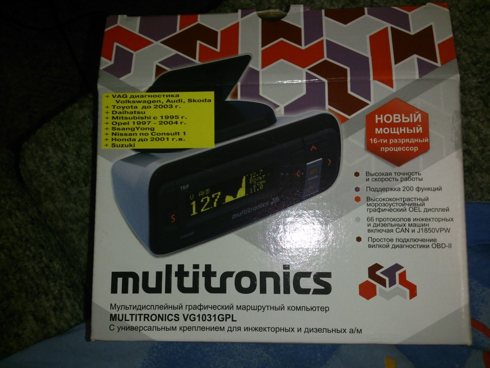 БК -multitronics vg1031 gpl — Mitsubishi Galant (8G), 2 л, 1997 года | электроника | DRIVE2