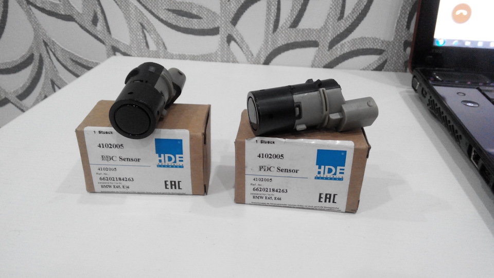 парктроны HDE заменитель — BMW 7 series (E65/E66), 3 л, 2005 года ...