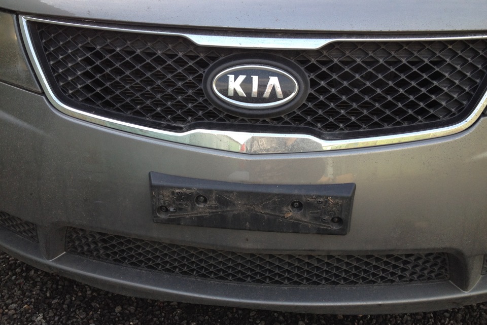 Подиум для номера GM — KIA Cerato (2G), 1,6 л, 2011 года | стайлинг | DRIVE2