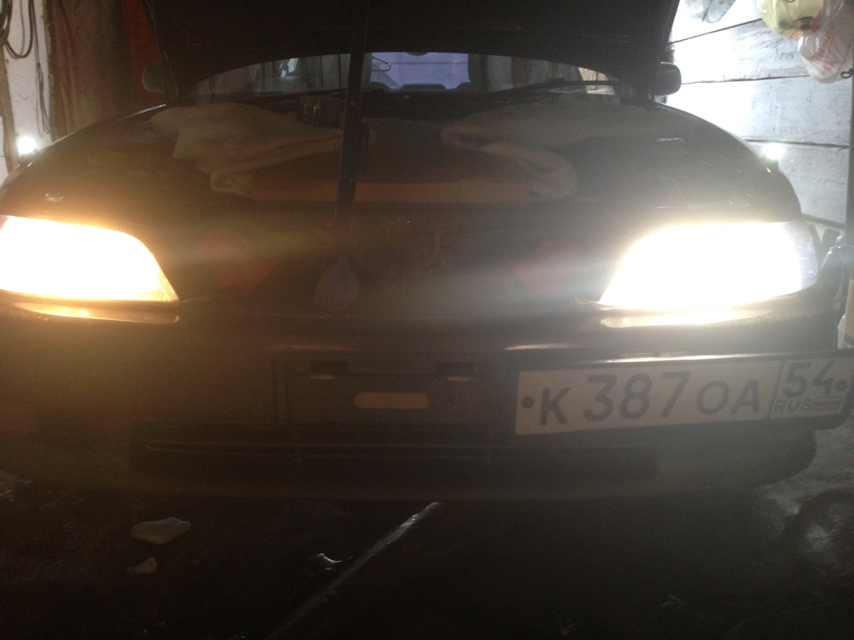 Галогеновые лампочки с белым светом — Toyota Mark II (90), 2 л, 1994 ...