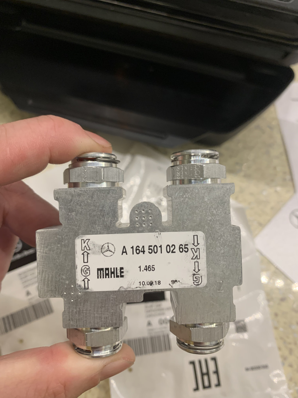 A1645010265 Термостат системы охлаждения Mercedes | Запчасти на DRIVE2