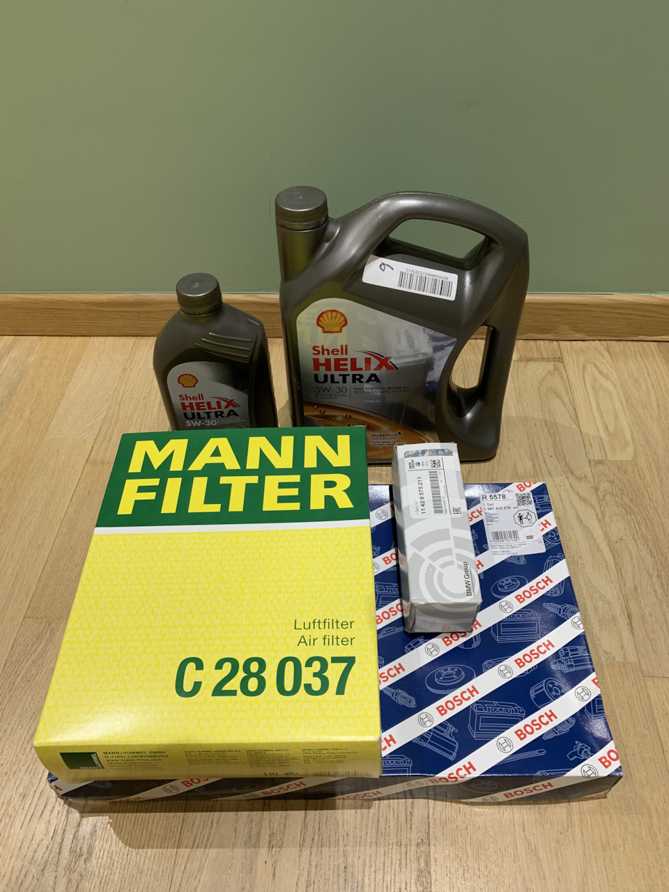 ТО (95к): Замена масла и фильтров — BMW 5 series (G30), 2 л, 2017 года ...