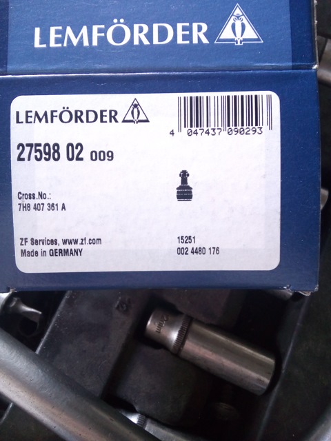 2759802 Шаровая опора LEMFORDER | Запчасти на DRIVE2