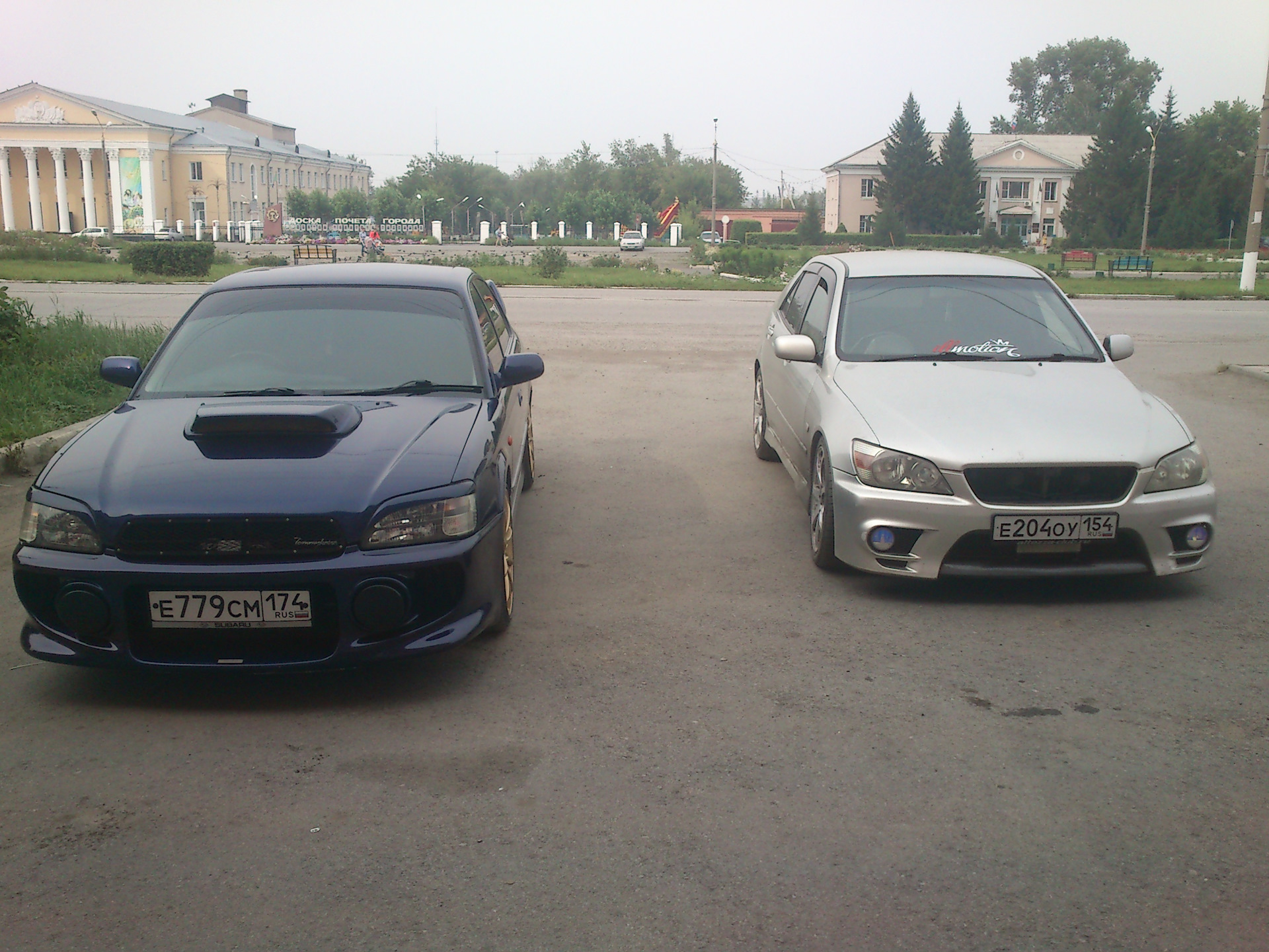 Сэлфи с Subaru ))) — Toyota Altezza, 2 л, 1999 года | фотография | DRIVE2