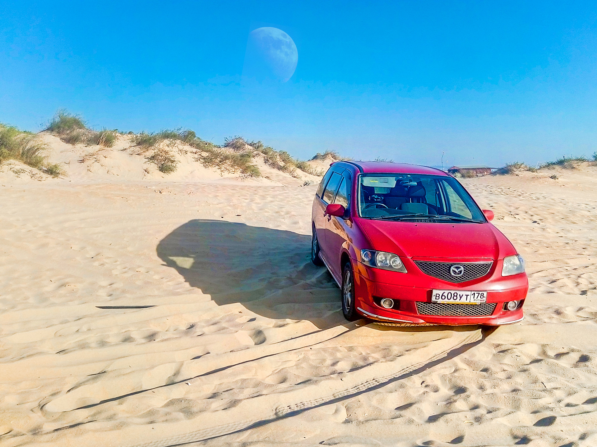 Фотосессия в песках. Поездка в Абрау-Дюрсо ч.1 — Mazda MPV II, 2,3 л, 2003 года | фотография ...