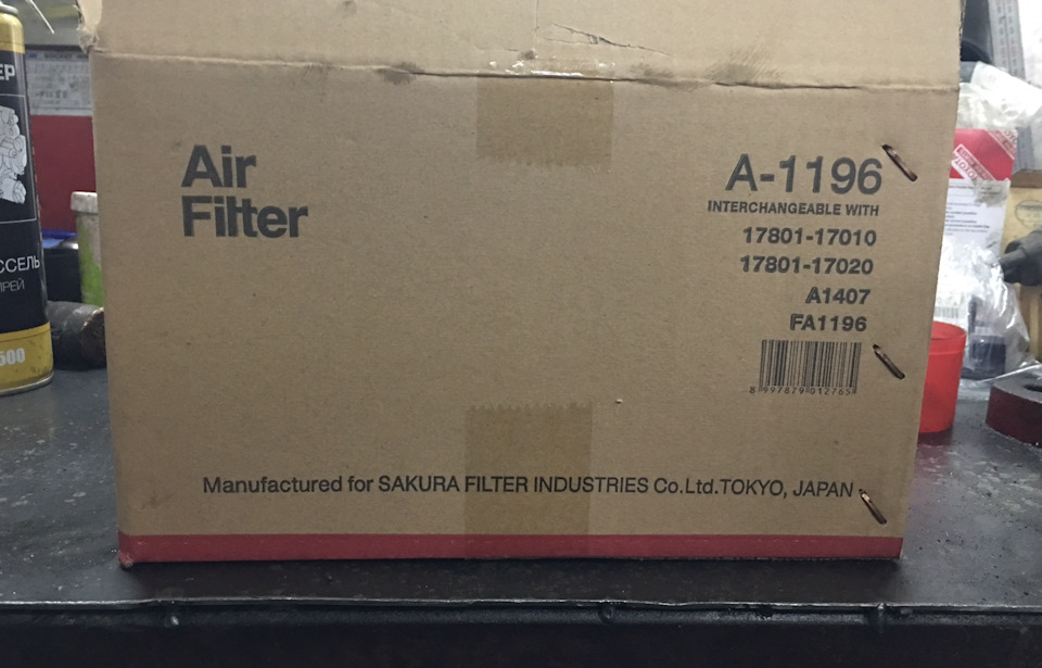 1780117020 Воздушный фильтр OEM TOYOTA LEXUS | Запчасти на DRIVE2