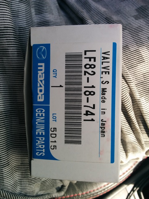 LF8218741 КЛАПАН ЭЛЕКТРОМАГНИТНЫЙ CX-7 (09-…), MAZDA3 (03-…), MAZDA5 ...