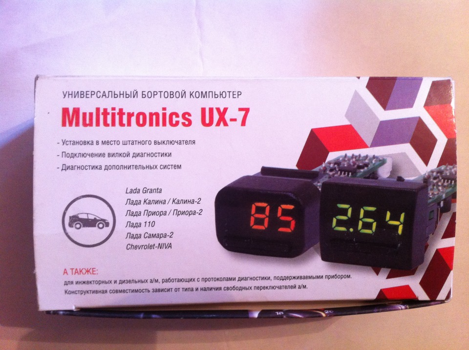 БК Multitronics UX-7 — Lada 2114, 1,6 л, 2011 года | электроника | DRIVE2
