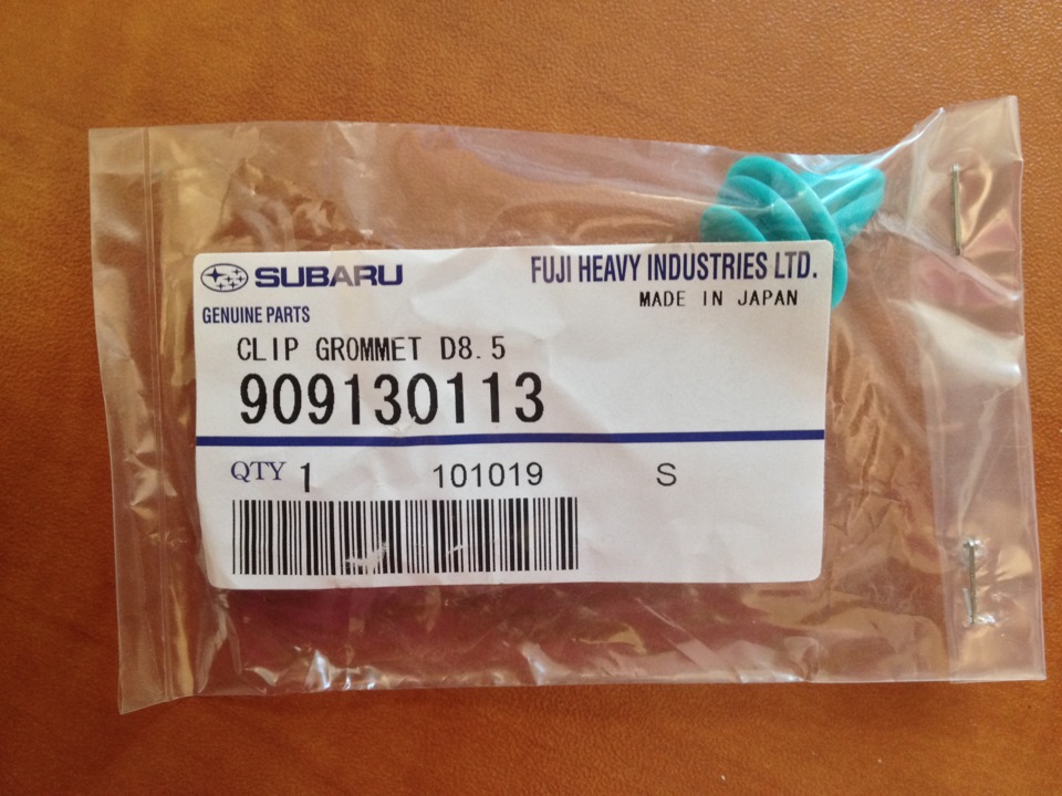 Клипсы и пистоны на Subaru — Subaru Outback (BP), 2,5 л, 2004 года ...