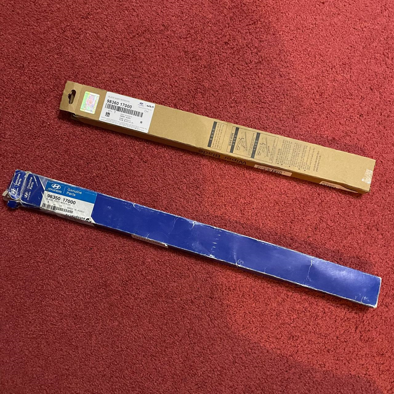 Щетки стеклоочистителя оригинал HYUNDAI-KIA левая / правая лобаш ...