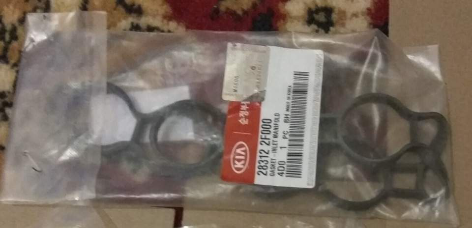 283122F000 Прокладка впускного коллектора двигателя KIA HYUNDAI ...