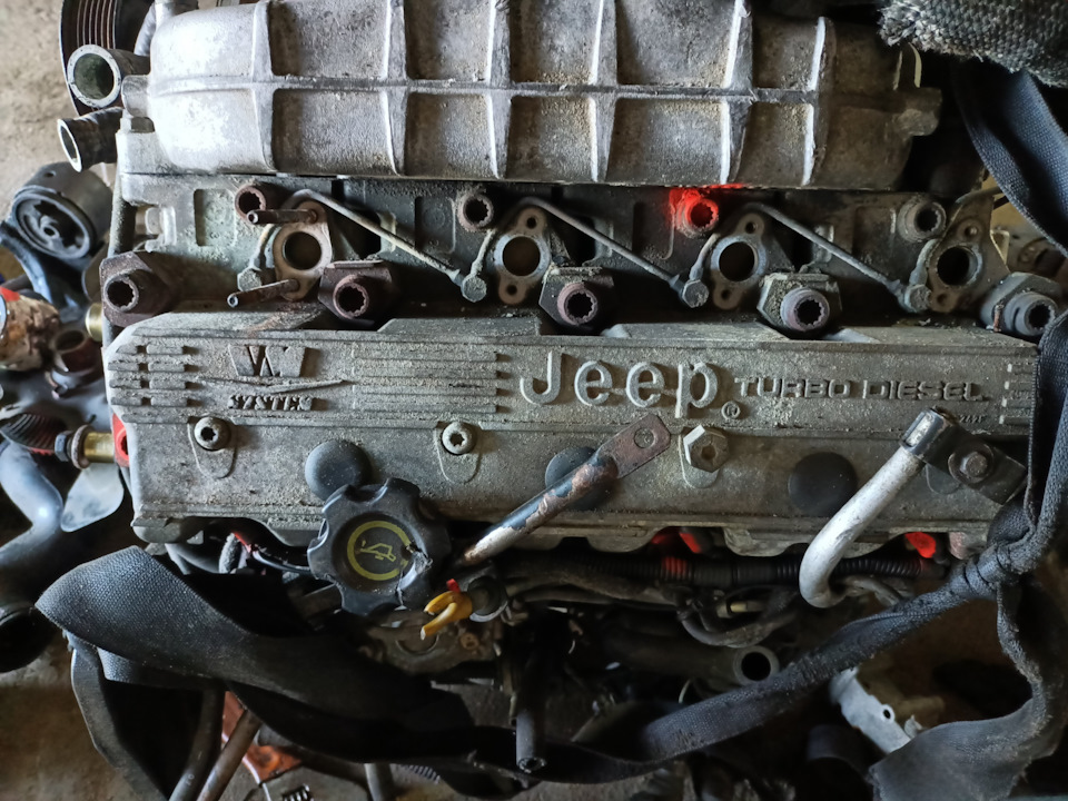 Двигатель в сборе. на Jeep Cherokee (XJ), Chrysler Voyager (3G). Б/у ...