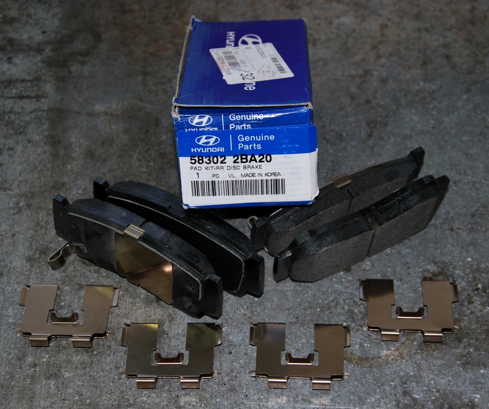 583022BA20 КОМПЛЕКТ ТОРМОЗНЫХ КОЛОДОК (4ШТ) KIA HYUNDAI | Запчасти на ...