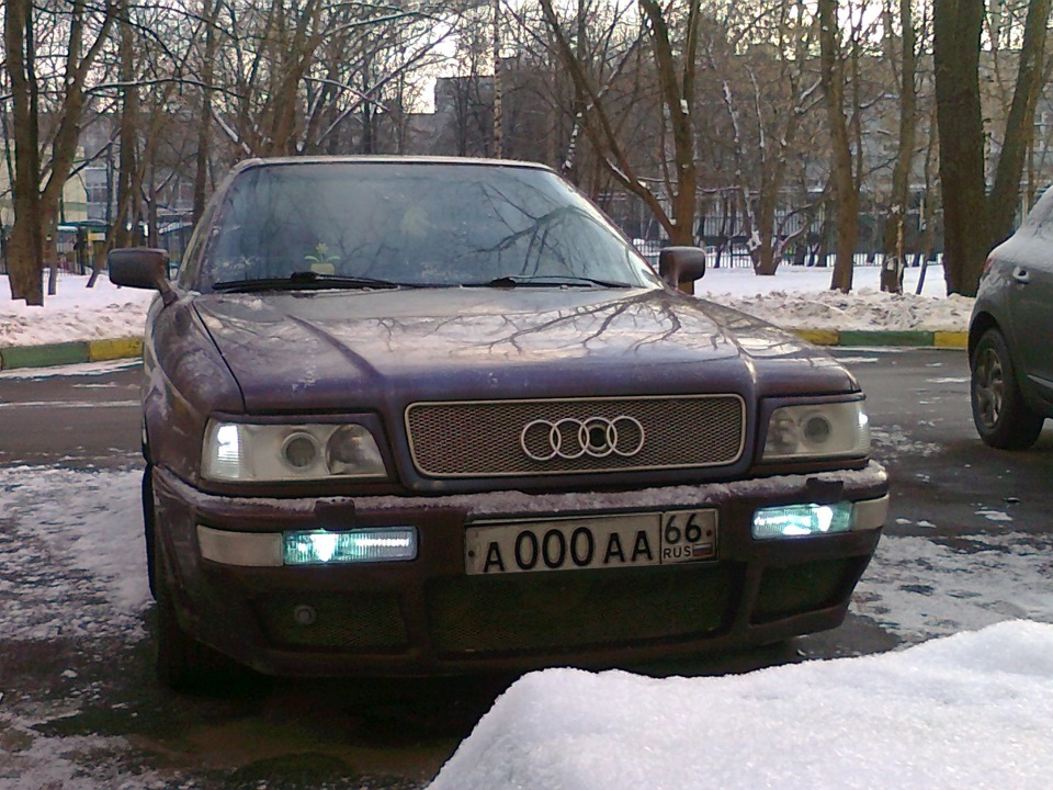 Баловство с ПТФ — Audi 80 B4 2 3 л 1994 года стайлинг Drive2