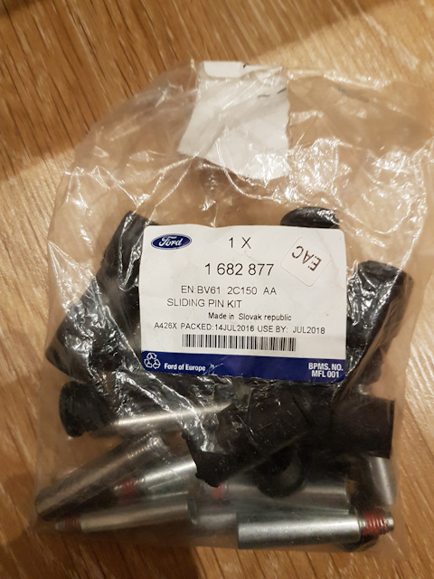 1682877 Ремкомплект суппорта FOCUS III перед./зад.(2пальца+2пыльн ...