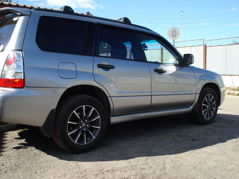 поставил диски на авто — Subaru Forester (SG), 2 л, 2007 года | колёсные диски | DRIVE2