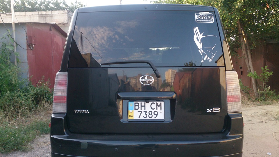 Darth Vader sticker — Scion xB I, 1,5 л, 2005 года | стайлинг | DRIVE2