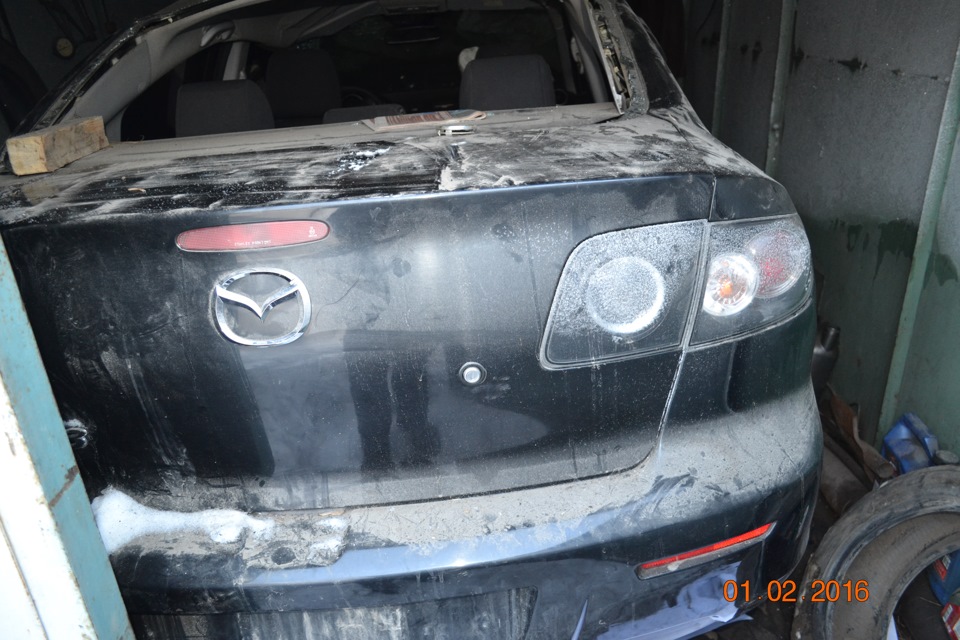 Продам Мазду 3(1.6) по запчастям — Mazda 3 (1G) BK, 1,6 л, 2007 года ...