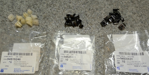 94515246 Клипса брызговика GM | Запчасти на DRIVE2